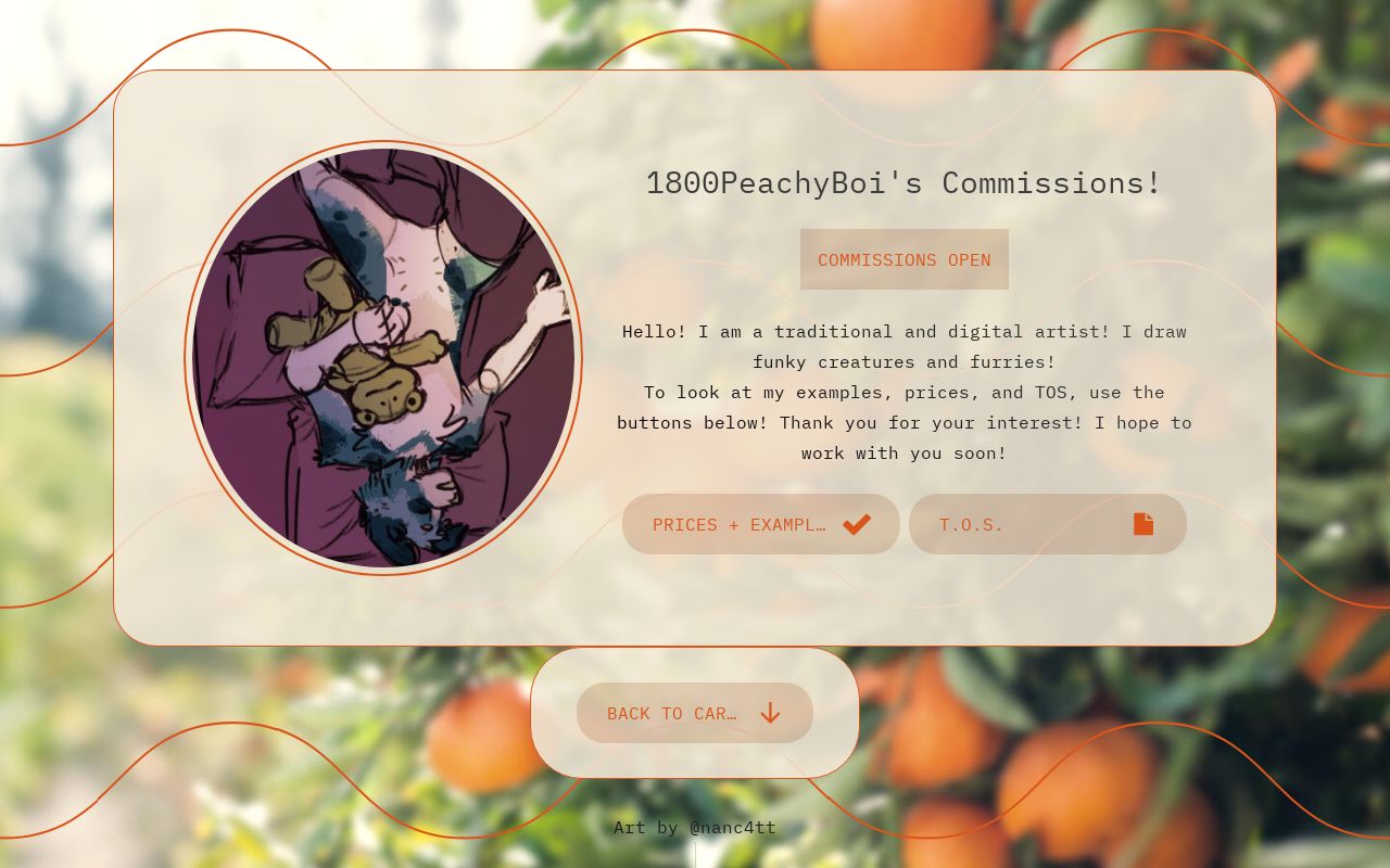 commission + TOS links